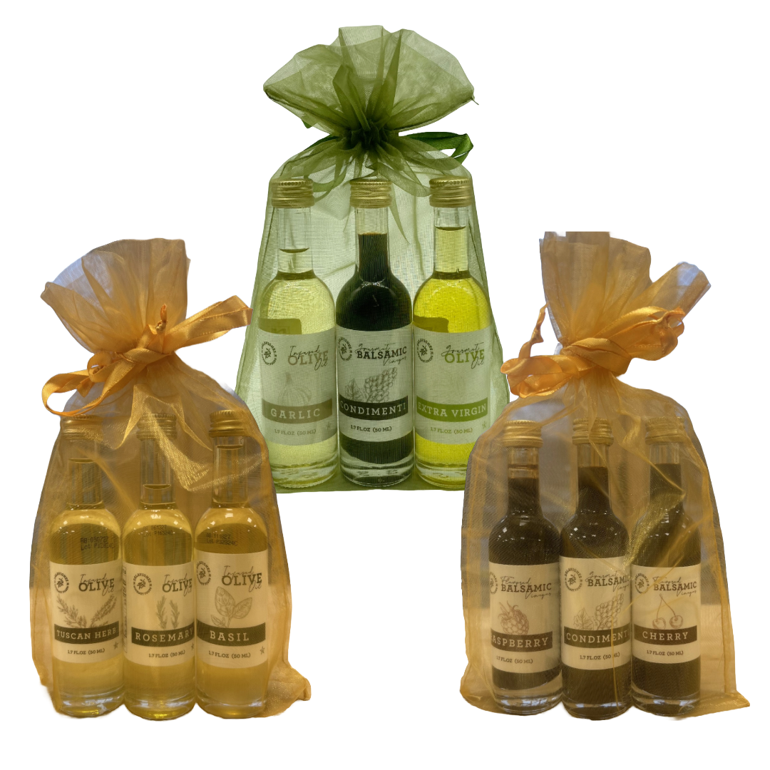 Trio Gift Bags – Wholesale Delavignes Gourmet & The Olive Oil Factory